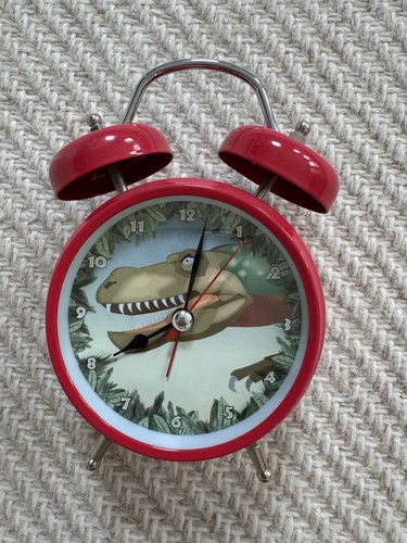 T-Rex Dino "Roar" Alarm Clock Analog Battery Powered | eBay