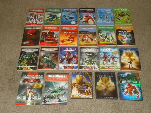 Lot 23 Bionicle Series Novels DVDs Greg Farshtey C.A. Hapka | eBay