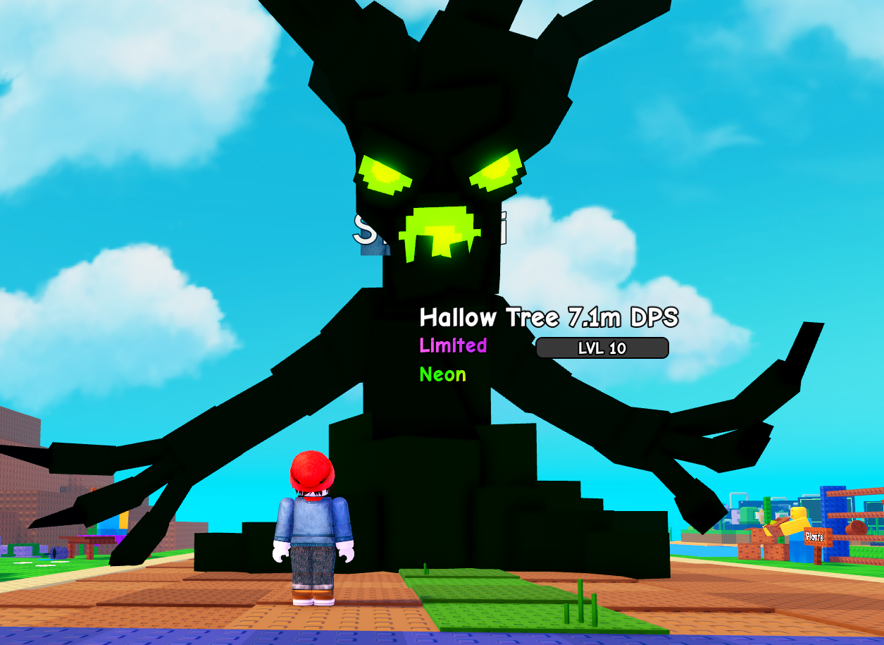 Huge Neon Hallow Tree 7.1M DPS LVL 10 | Plants Vs Brainrots | Cheapest ...