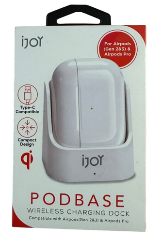 PODBASE Wireless Charger Dock For Pod Gen 2 & 3 & Pod Pro, Type C | eBay