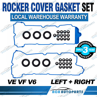 ROCKER COVER GASKET SET FOR HOLDEN COMMODORE VE VF SIDI LLT LFW LFX 3 ...