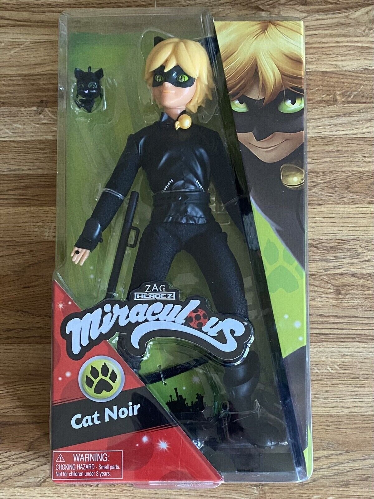 Miraculous Cat Noir Action Figure Small Cat Weapon Playmates Toys Zag ...