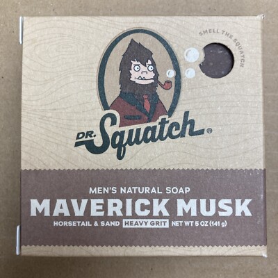 Dr. Squatch Soap MAVERICK MUSK Heavy Grit Natural Soap Bar | eBay
