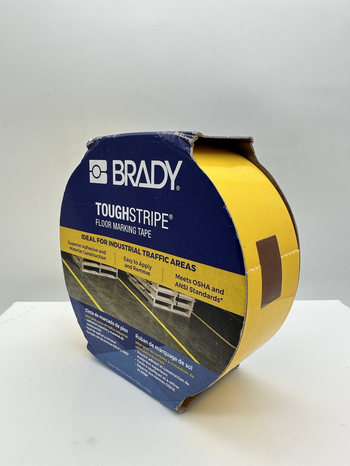 Brady ToughStripe Floor Marking Tape - Yellow (104312) for sale online ...