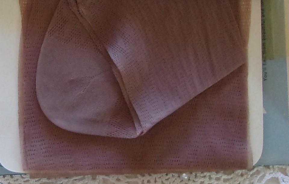 Vtg Lady BVD TEXTURES Nylon Stockings Patterned Garter Hosiery Size 10 ...