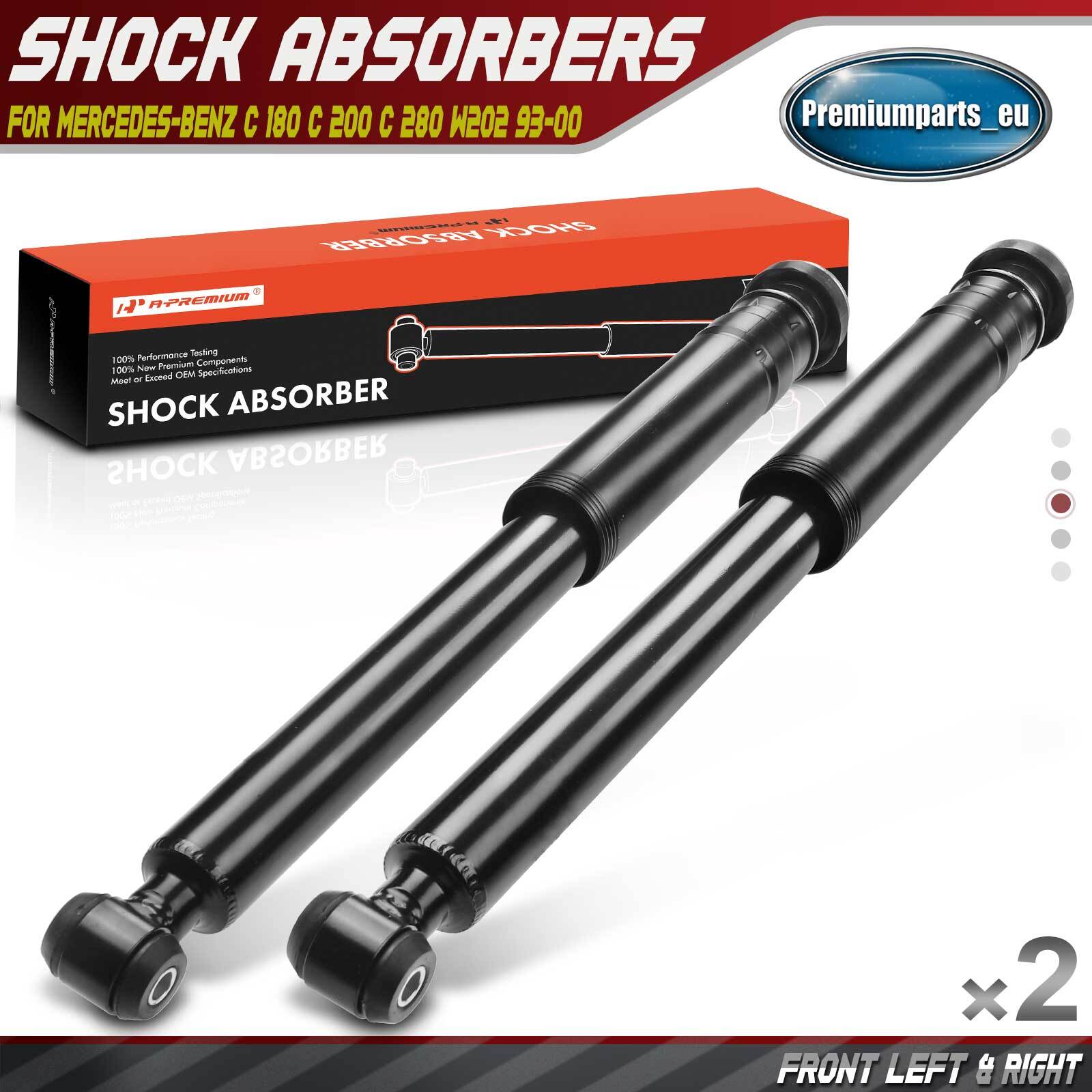 2x Shock Absorbers Front for Mercedes-Benz C180 C200 C280 W202 1993 ...