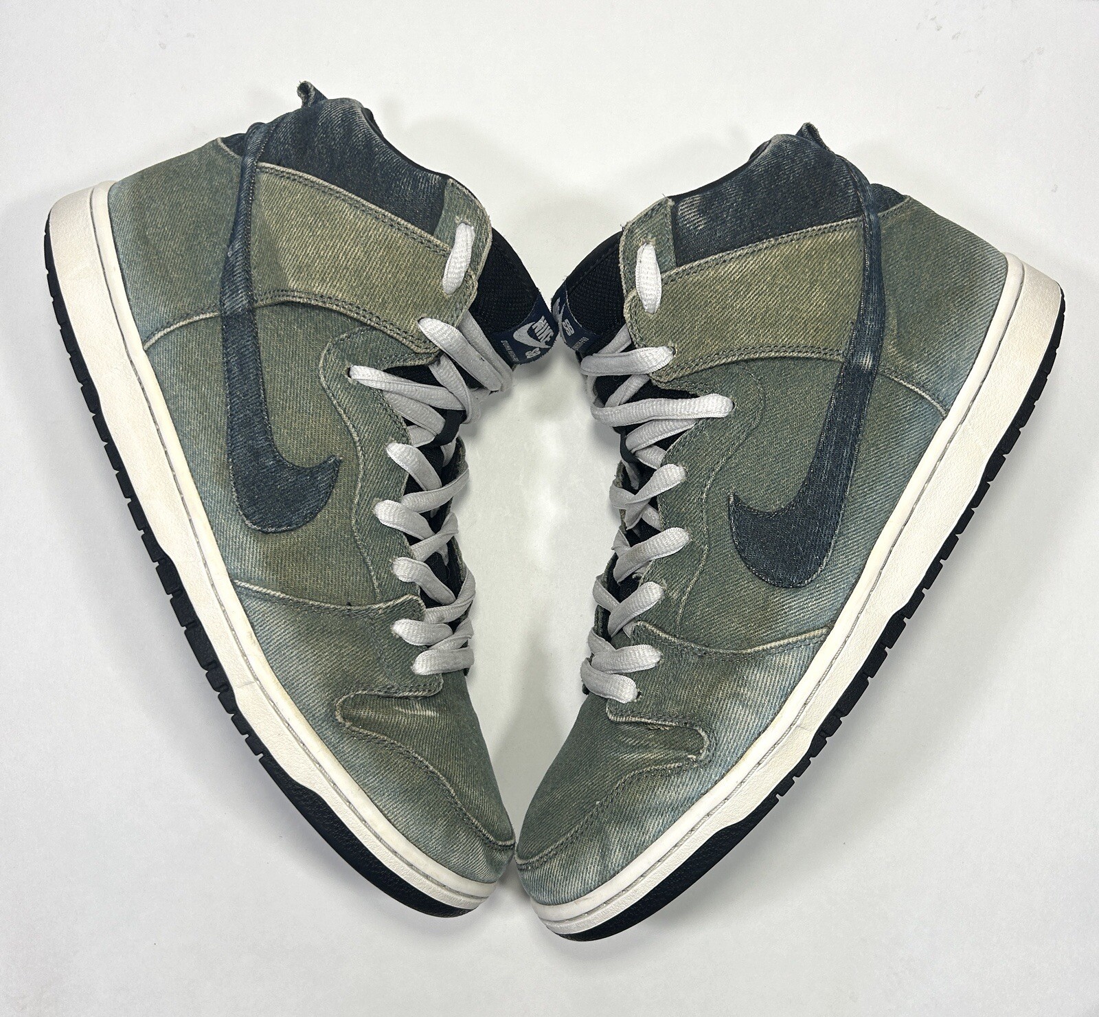 Nike SB Dunk High ‘Denim’ (313171 401) Shoes Size: 13 M | eBay