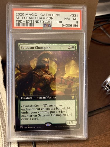 Setessan Champion - Theros Beyond Death - Extended Art Foil - MTG PSA 8 ...