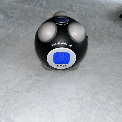 Timex Wacky Wake-Up Shake N Wake Vibrating Talking Alarm Clock Tested ...