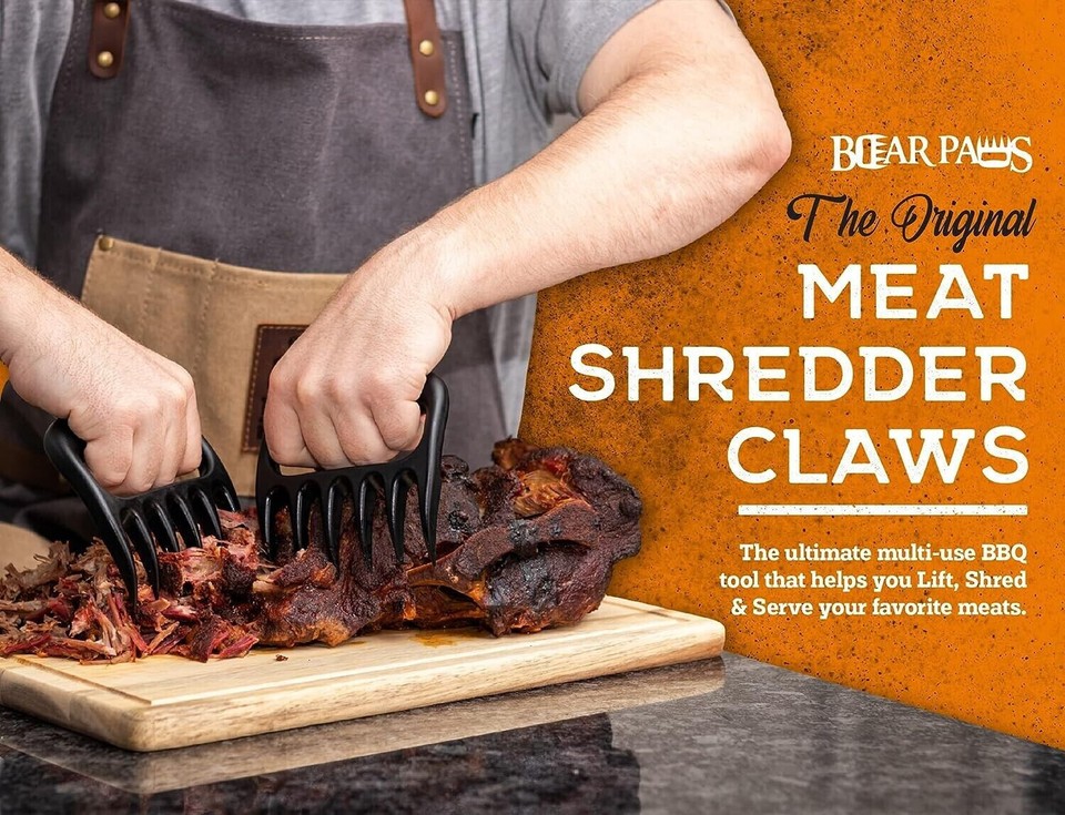 NEW Meat Shredder Claws Bear Paws Claws BBQ Grill Beef Pulled Pork ...