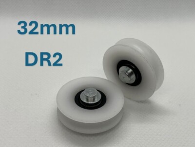 32mm Sliding Door Roller Wheel Heavy Duty 15mm Axel(a Pair) Doric DR2 ...