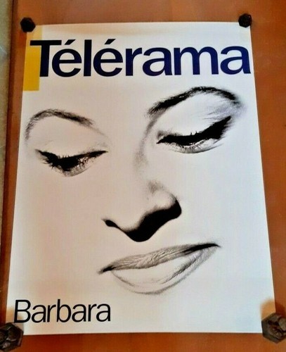 AFFICHE DE BARBARA PLANETE MUSIQUE TELERAMA 1997 | eBay