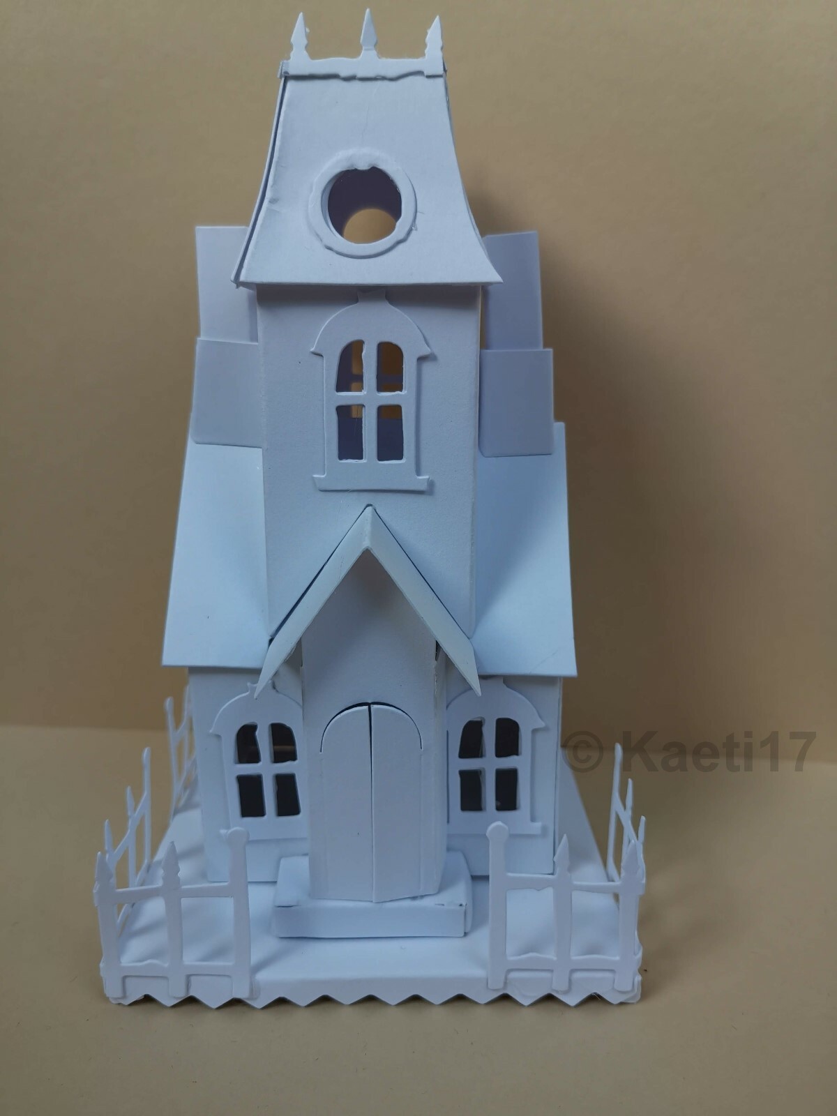 Village Manor dwelling die cut kit house building precut 300gsm Tim ...