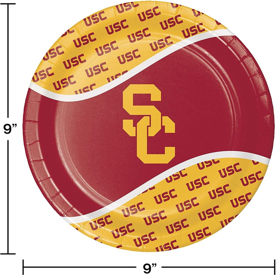 Creative Converting USC Trojans Dinner Paper Plates, 8-Count | eBay