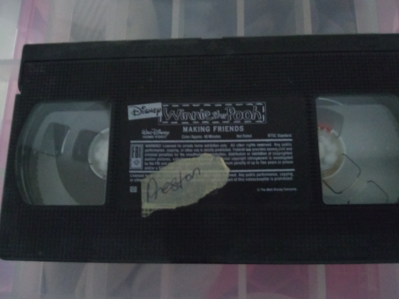 Winnie The Pooh: Making Friends (1994) - VHS Tape, Used, Good Condition ...