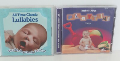 All Time Classic Lullabies Baby's First Playtime Songs 2 Music CDs Lot ...