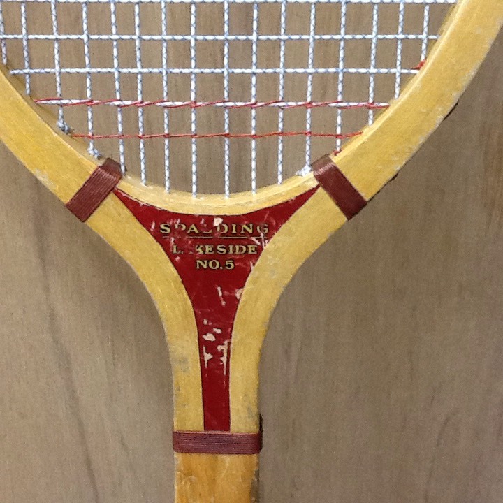 A.G. Spalding & Bros Lakeside No.5 Wood Tennis Racquet Early 1900's | eBay