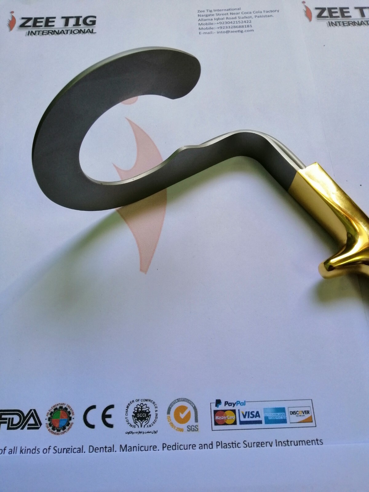 Breast Surgery C-Circular Ring Breast Retractors Fiber optic | eBay