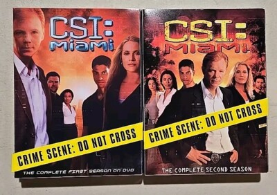 CSI Miami Complete Seasons 1 & 2 DVD Box Sets | eBay
