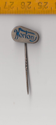 Vintage NORTON logo motorcycle pin badge 1960s | eBay
