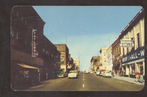 PORT ARTHUR ONTARIO CANADA DOWNTOWN STREET SCENE OLD CARS VINTAGE ...