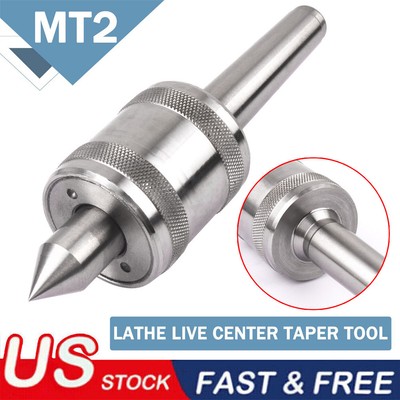 MT2 Live Center Morse Taper Triple Bearing Spindle Lathe Milling CNC ...