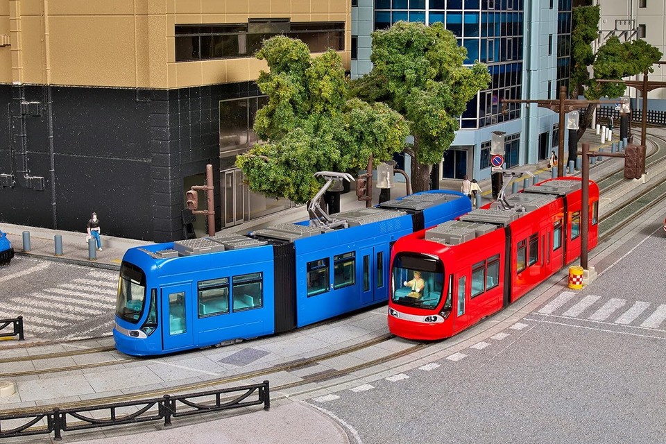 KATO N Scale Model Railway My Tram BLUE Tram Train 14-805-1 | eBay