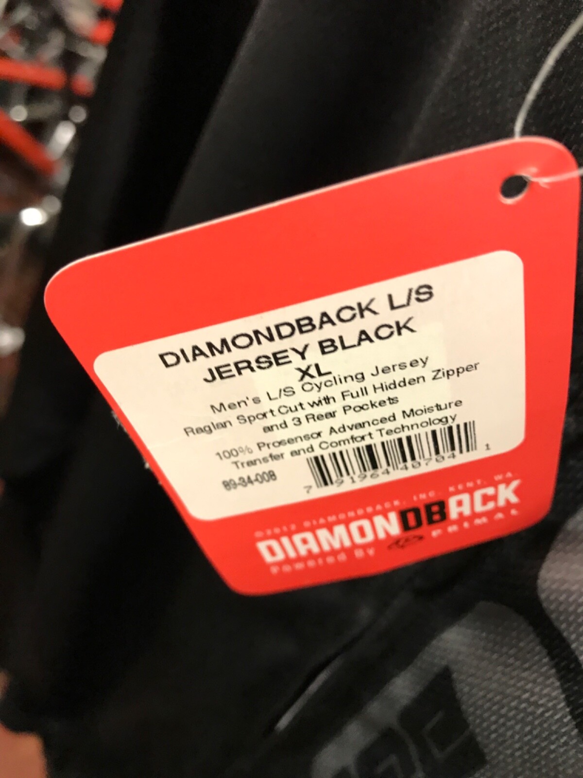 Diamondback Racing DBR Mountain Bike Jersey -xl - Shimano DBR Long ...