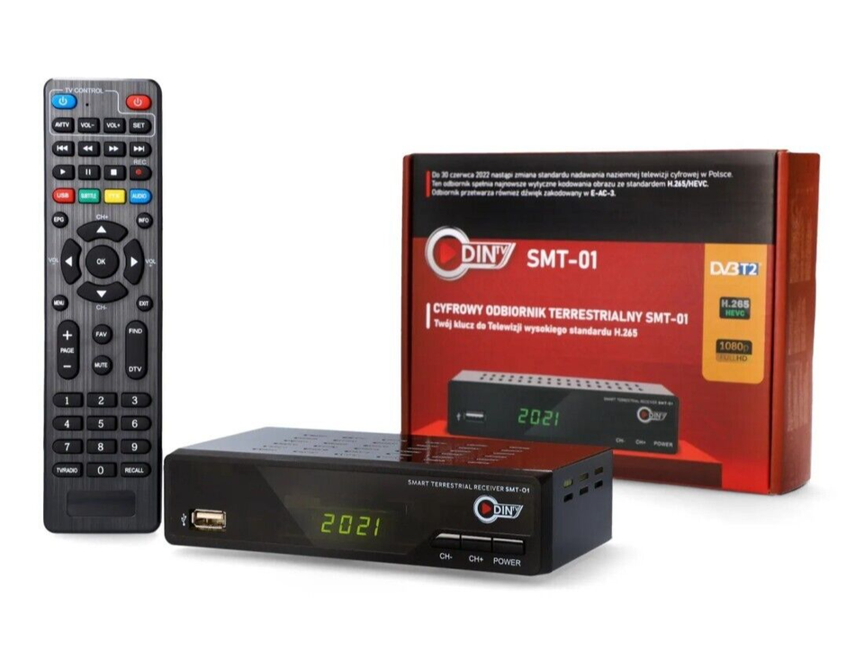 Usado Receptor TDT HD HEVC/H.265 , USBx2, HDMI, SCART Euroconector ...