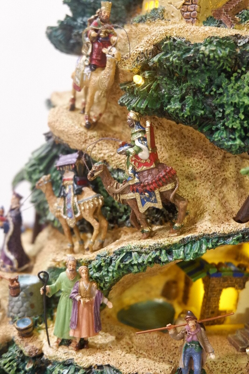 Thomas Kinkade Nativity Scene Merry Christmas Christmas Nativity