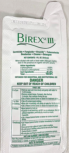 BIOTROL BIREX SE III 1 fl. OZ 12 PACKS REFILL - GERMICIDAL SURFACE ...