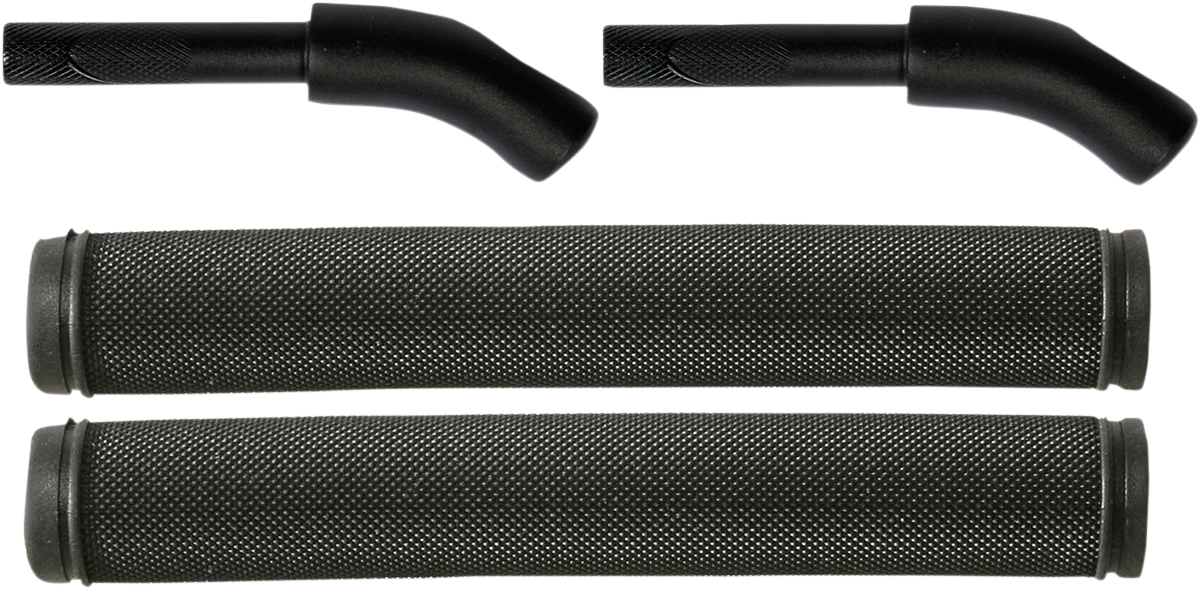 RSI 7/8" Tapered Steel Snowmobile Handlebar Hooks Kit w/Grips Black SBH ...