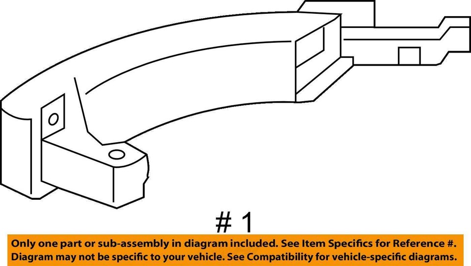 GM OEM 09-22 Cruze Limited Front Door Lock Hardware-Handle, Outside ...