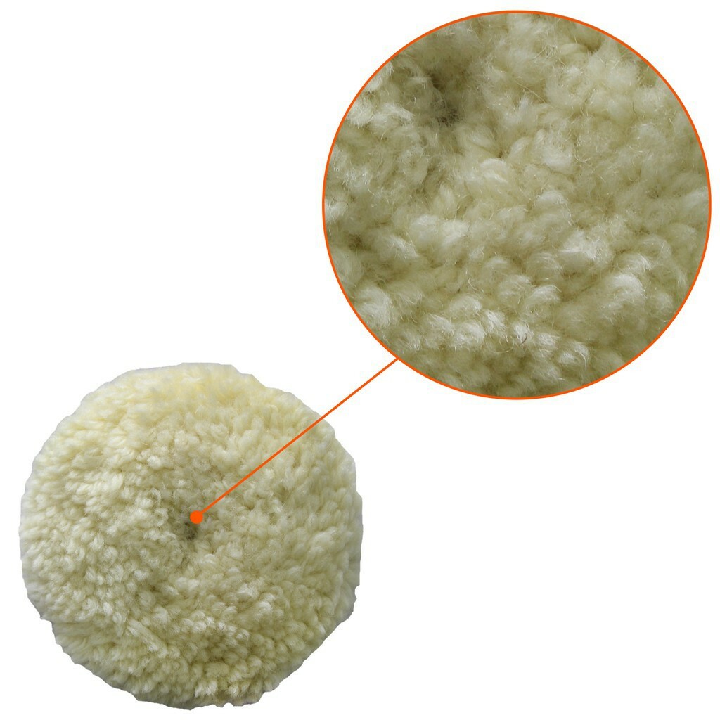 4pcs 4inch Wool Polishing Pad For Boat Car Truck and RVs cleaning ...