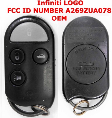 Infiniti LOGO OEM 1995 - 1999 I30 KEYLESS REMOTE KEY FOB ALARM ...