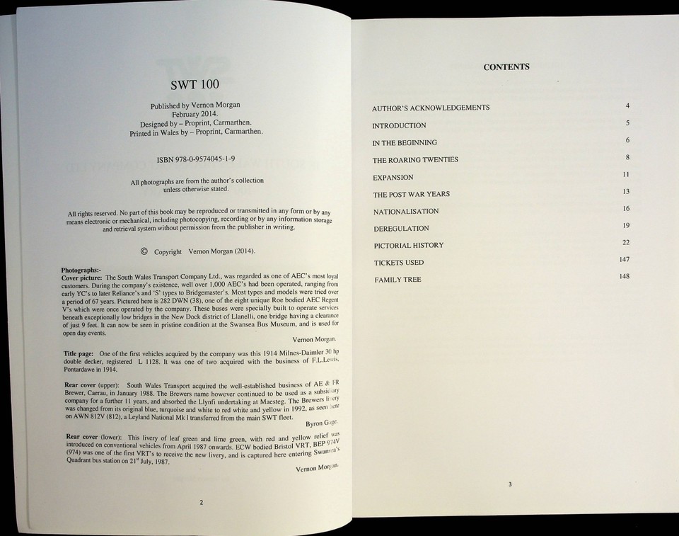 SWT 100 : South Wales Transport Co Ltd 100th Anniversary by Vernon ...