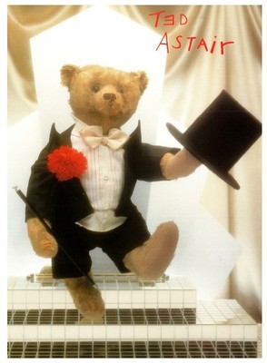 Vintage Postcard Ted Astair Dancing Bear Tuxedo Athena Graham Miller ...