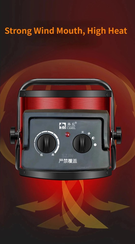 Fast Heating Greenhouse Heater 1500W with Overheat Protection 2-Speed ...