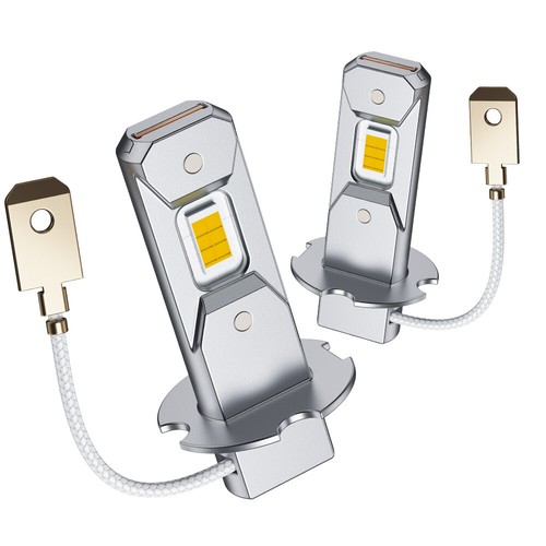 2X AUXITO Yellow H3 LED Fog Light Headlight Bulbs Lamp Conversion Kit ...