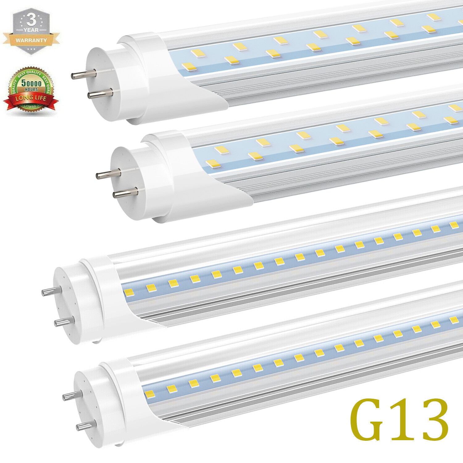 G13 22W 28W 60W 4 FT LED Shop Light Bulbs Garage Ceiling G13 4FT LED ...