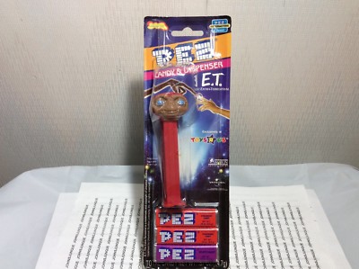 E.T. EXTRA TERRESTRAIL PEZ RED DISPENSER WITH CANDY NEW IN SEALED PACK ...