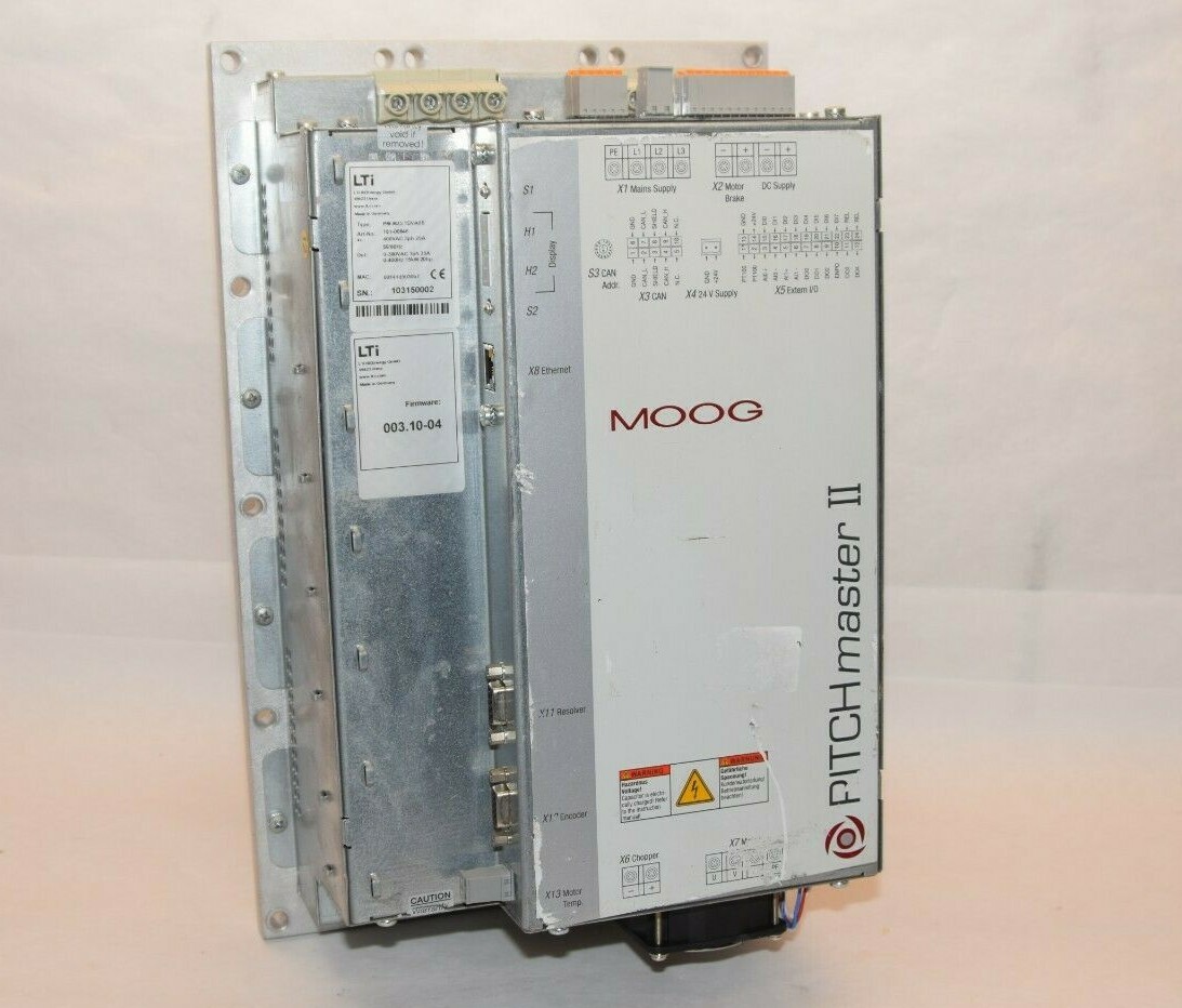(NEW) MOOG PM-M25.1DVA0S 400Vac 3Ph 25A 50/60Hz Pitchmaster II Power ...