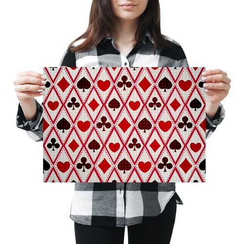 A3 - Playing Cards Hearts Spades Poster 42X29.7cm280gsm #3724 | eBay
