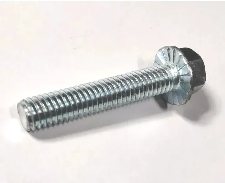 Pack of 5, 3/8-16 x 2" Grade 5 Serrated Hex Head Flange Bolt Screw ...