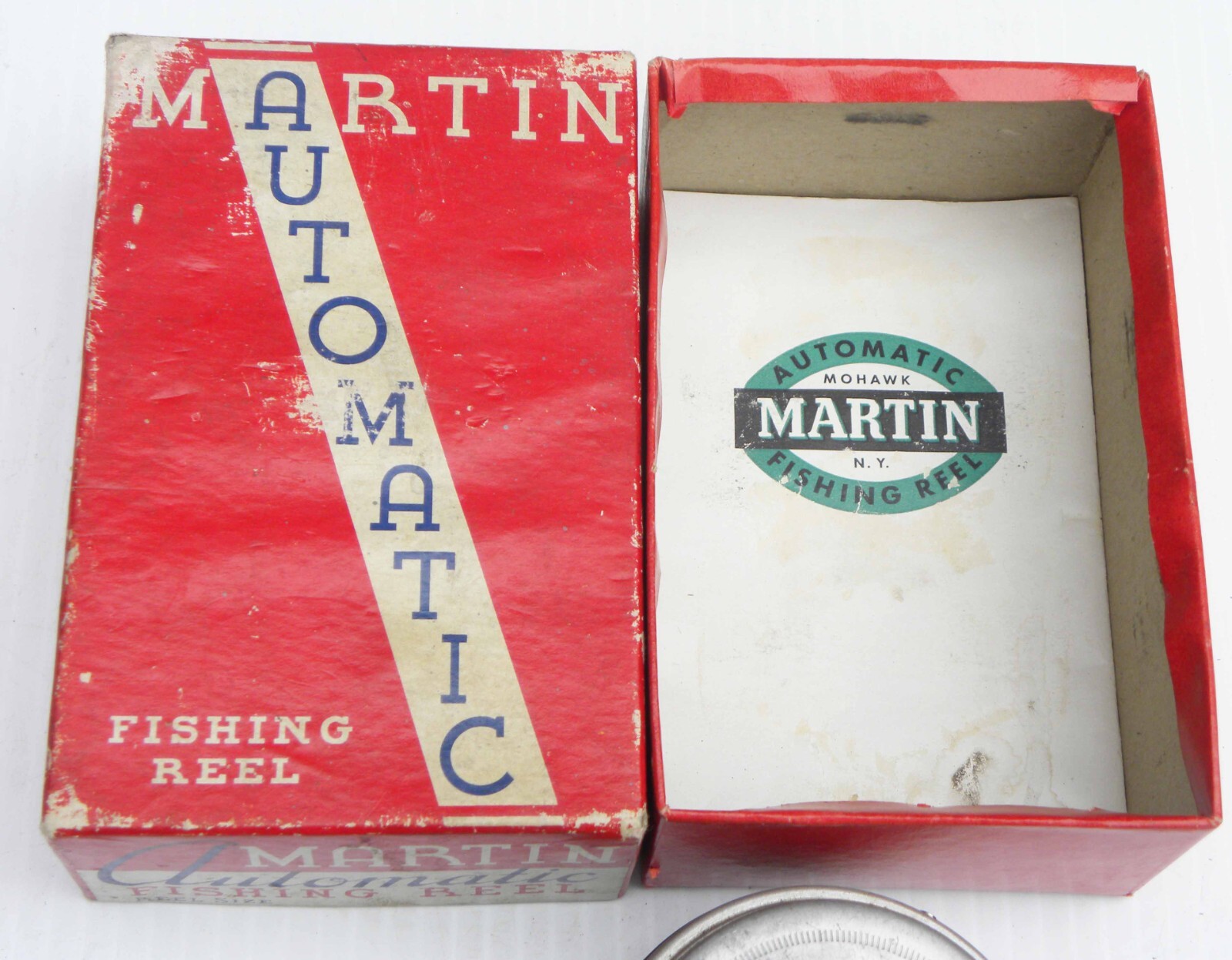 Vintage Early Martin AUT' Automatic Fly Fishing Reel with Pamphlet and ...