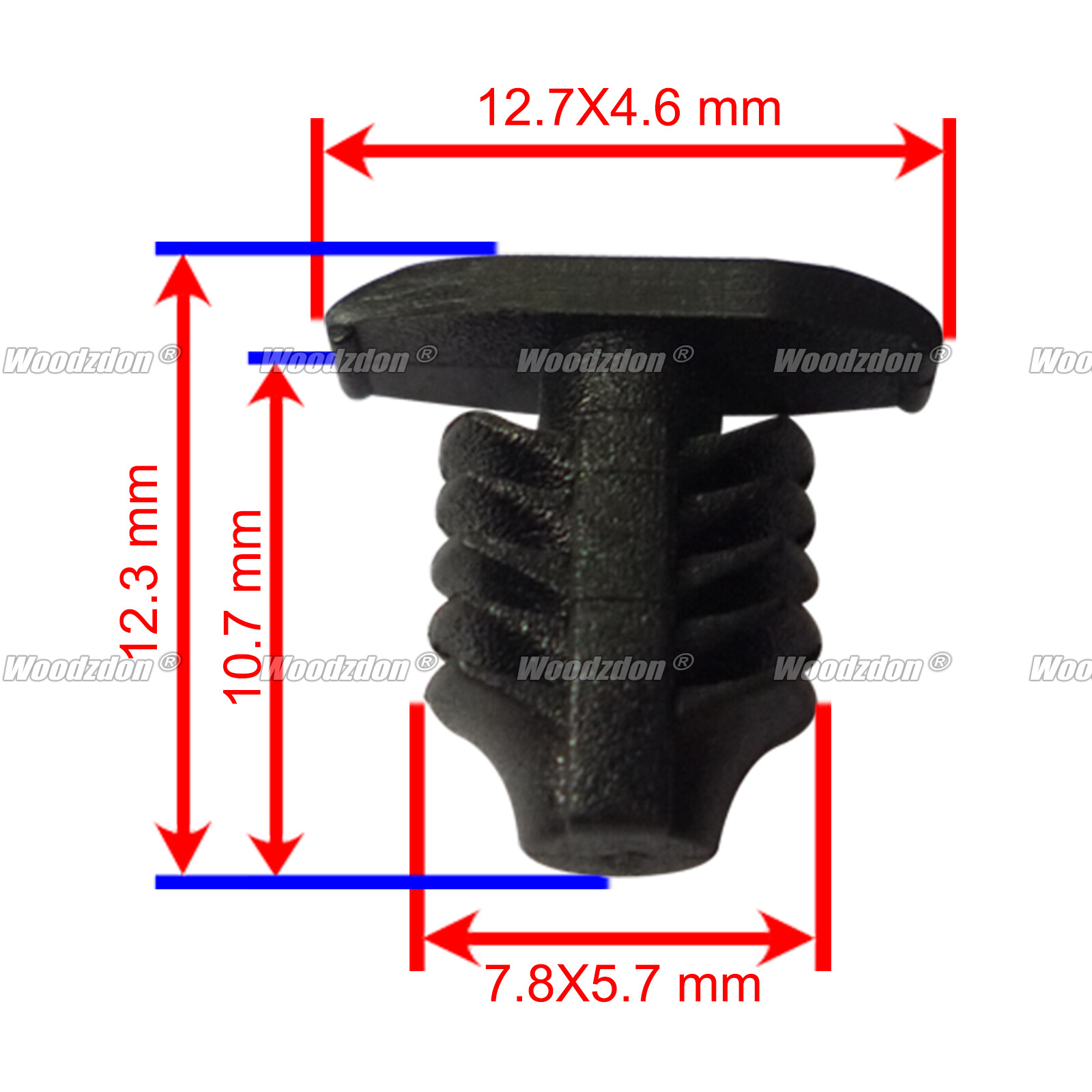 20 x Hood Seal Retainer Nylon Clip Plastic Fastener Fits For Hyundai ...