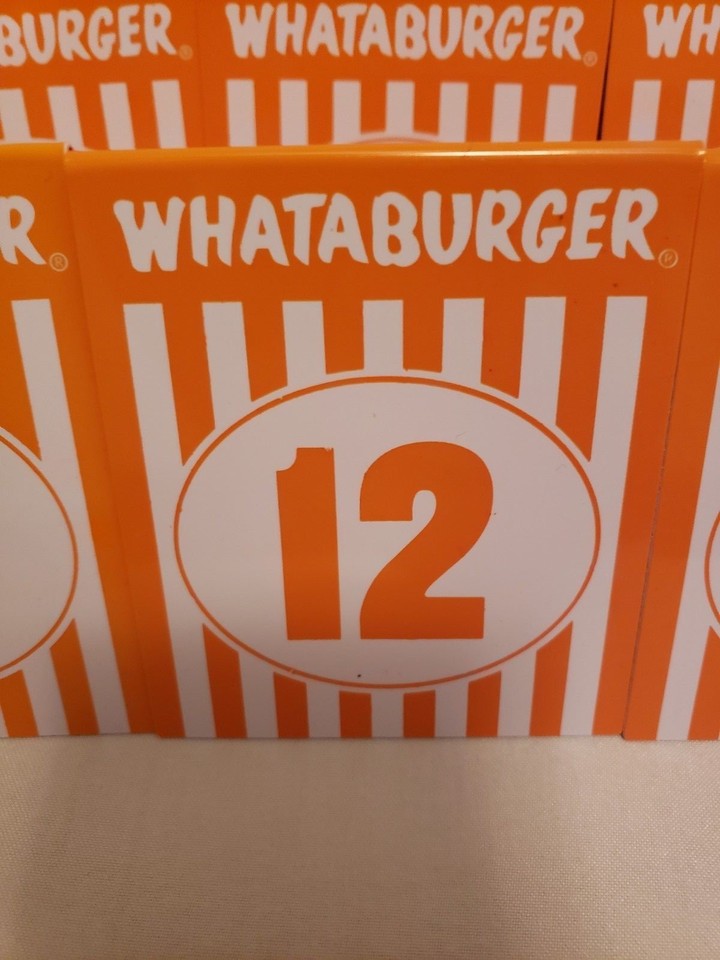 Individual WHATABURGER Restaurant Table Tent Numbers - Modern Glossy | eBay