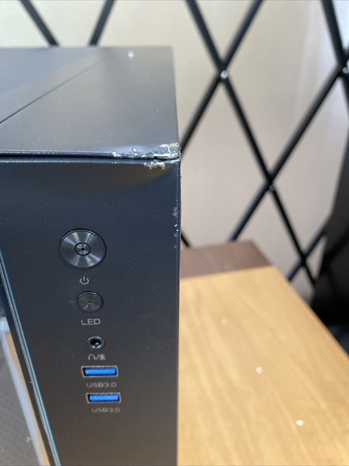 Dent SAMA Neview 2771 Black Tempered Glass Micro-ATX Tower Gaming ...