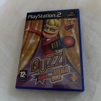Buzz The Mega Quiz PS2 Sony Playstation 2 Video Game PAL Manual | eBay