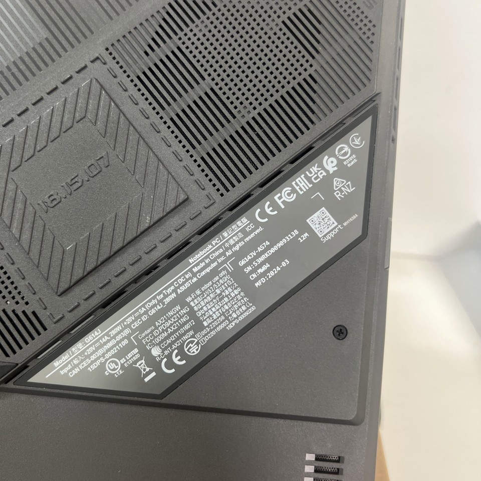 Parts Broken Read Asus ROG Strix G16 G614J 16" i7-13650HX 16GB RAM 1TB ...